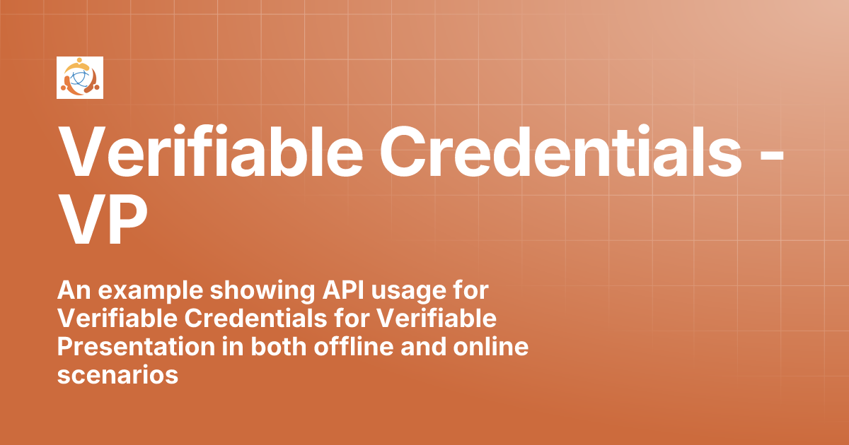 Verifiable Credentials - VP | ID Systems Draft | DCI Standards